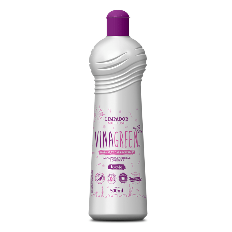 Limpador Multiuso Lavanda 500ml Vinagreen - Braslimpo