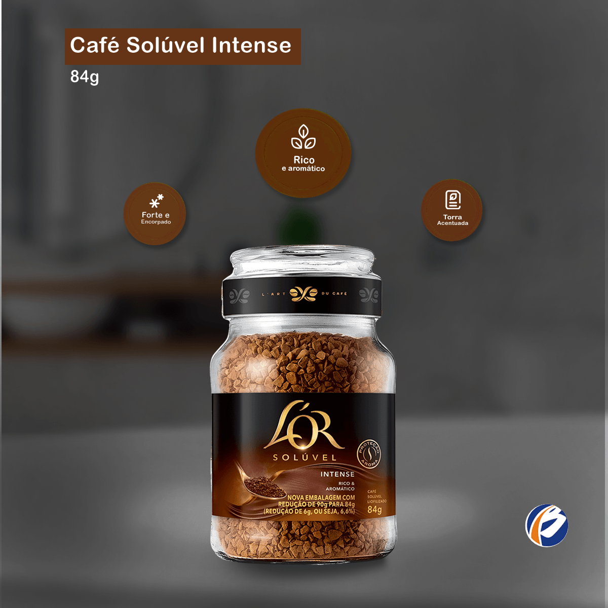 Café Solúvel Intense Vidro 84g L or - Braslimpo